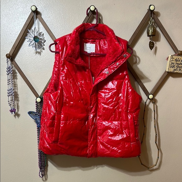 a new day | Jackets & Coats | A New Day Red Puffer Vest | Poshmark